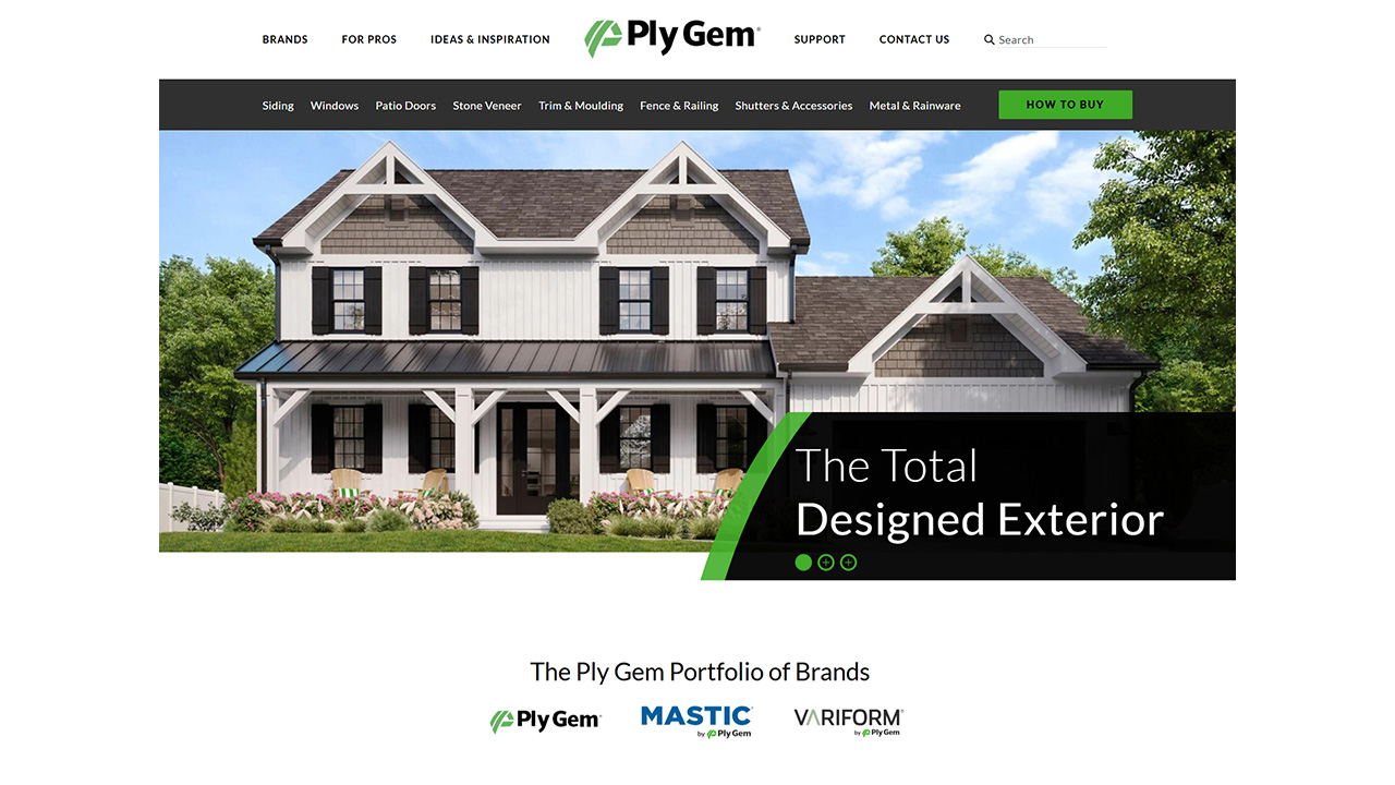 Cornerstone Building Brands launches new Ply Gem website | LBM Journal