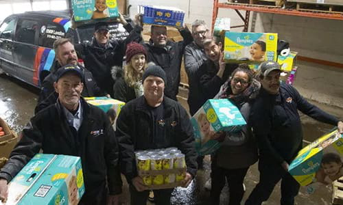 Burwell Auto Body donates 3,500 kilograms of food and diapers ...