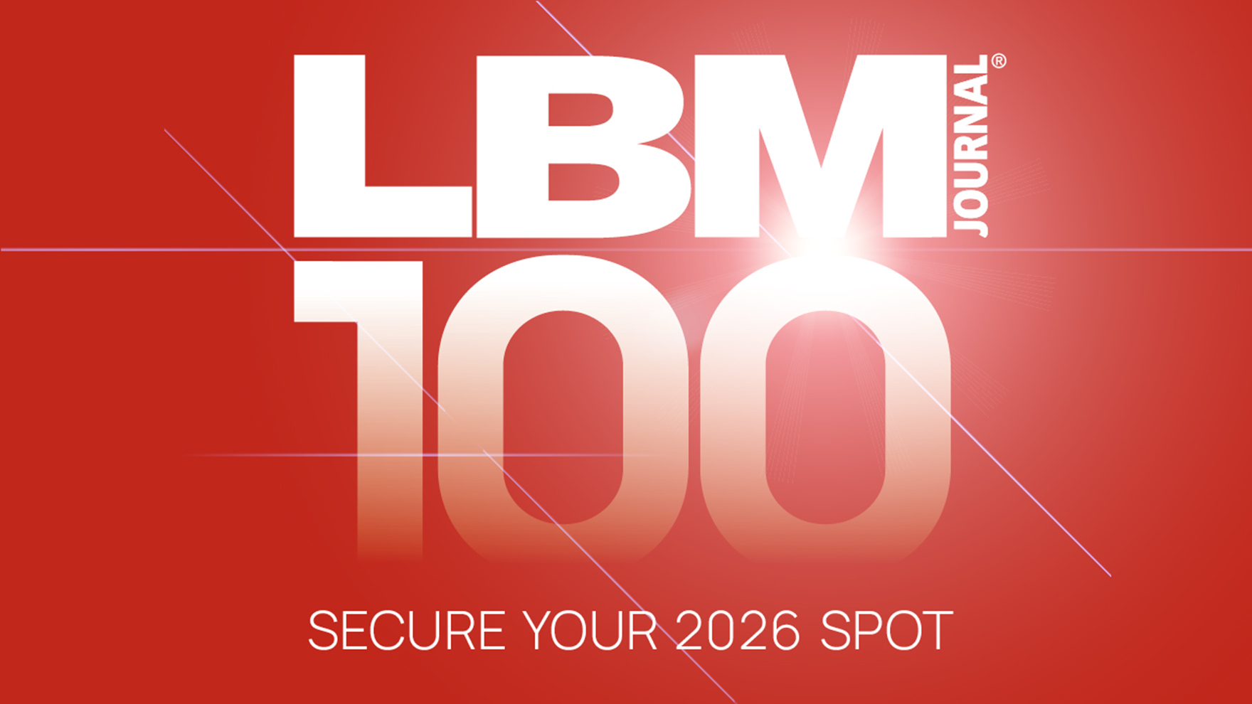 Secure your spot in the LBM 100 | LBM Journal