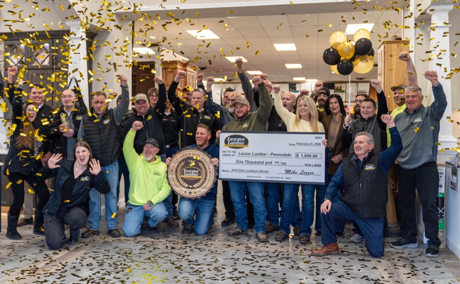 Lezzer Lumber Pennsdale receives 2025 “Elite Location” award | LBM Journal